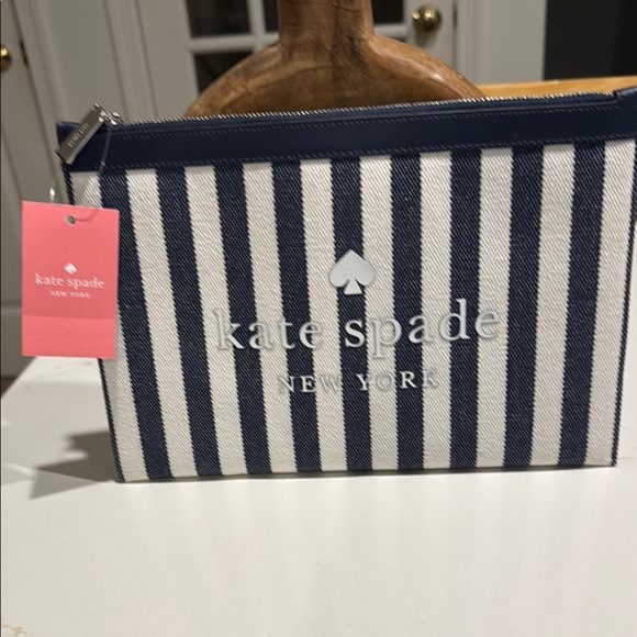 kate spade | Bags | Kate Spade Striped Navy And White Bag | Poshmark